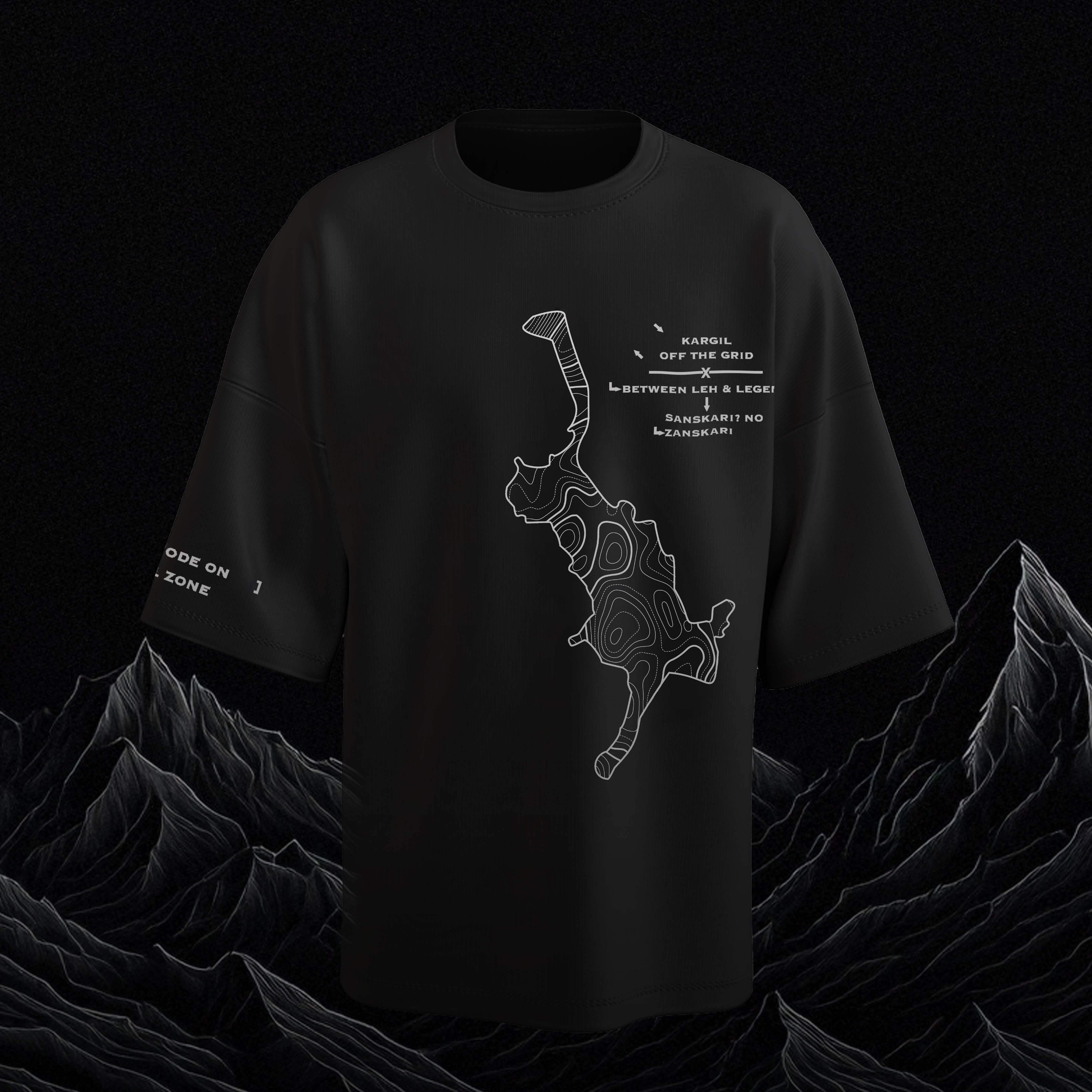 Oversized T-Shirt | Silent Horizons | Unisex Streetwear – Bakaw